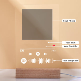 Spotify Photo Music Plaque Free Worldwide Shipping – Customizable Love